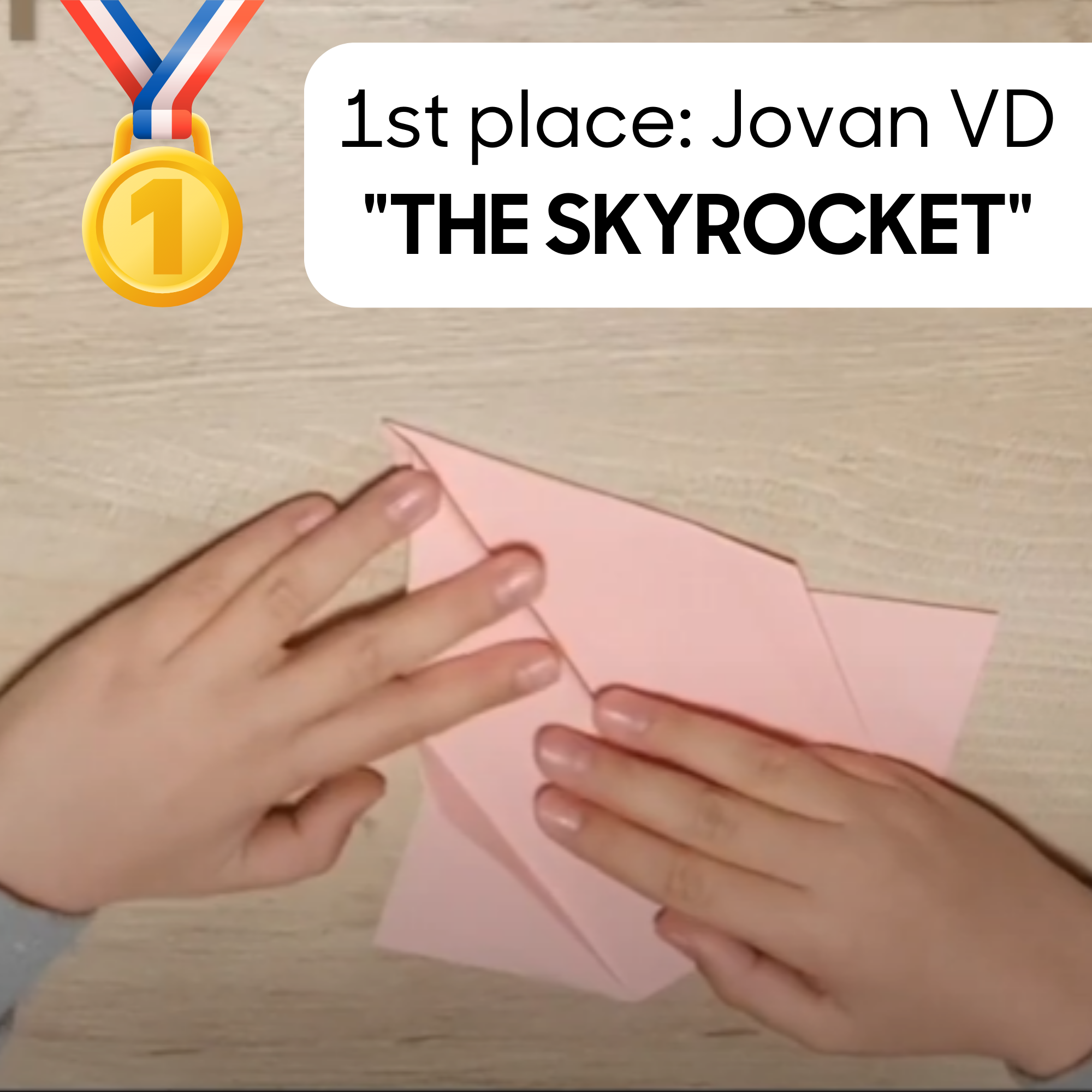 Origami Paper Airplane Contest - POWERUP®