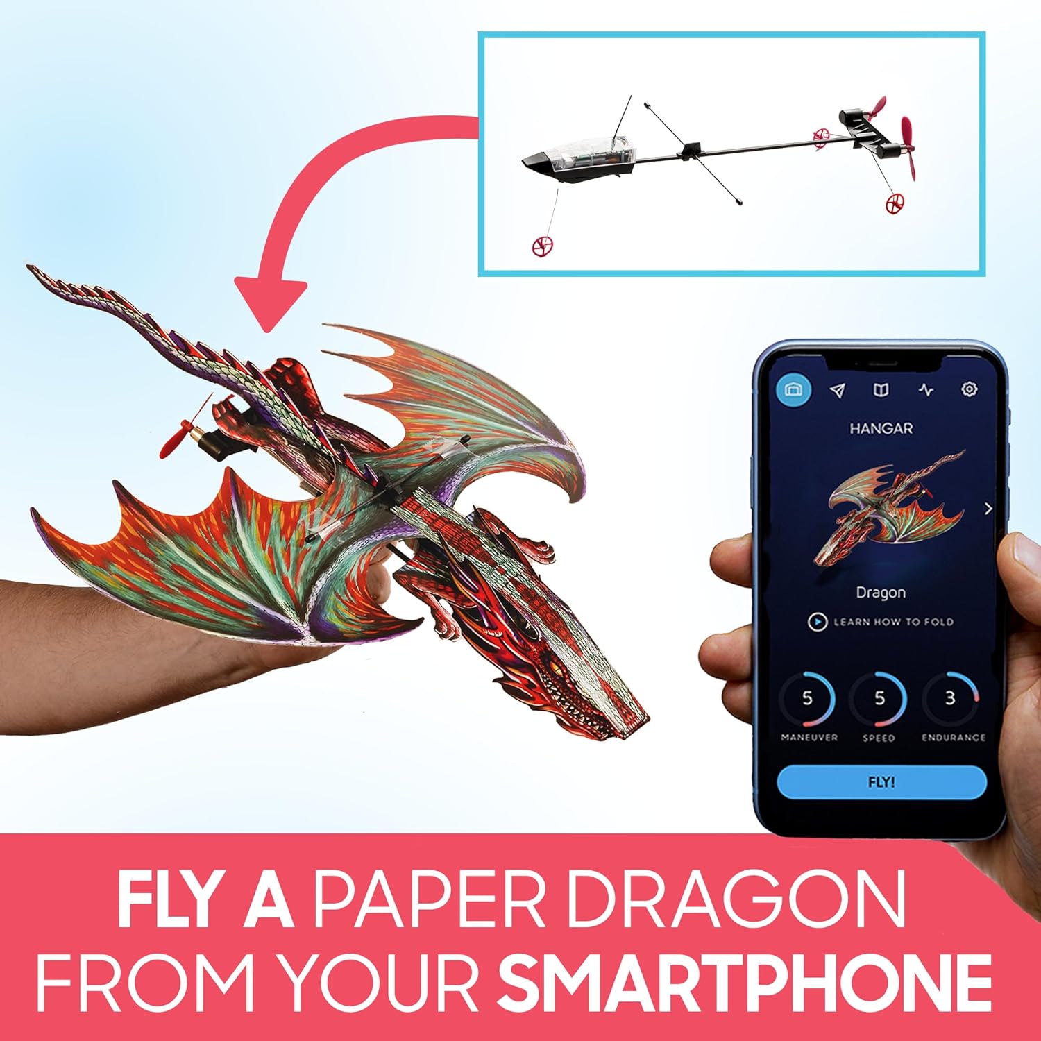DRAGON WITH POWERUP 4.0 AIRPLANE - POWERUP®