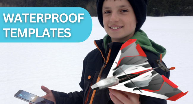 POWERUP AIRPLANE DESIGN TEMPLATES - POWERUP®