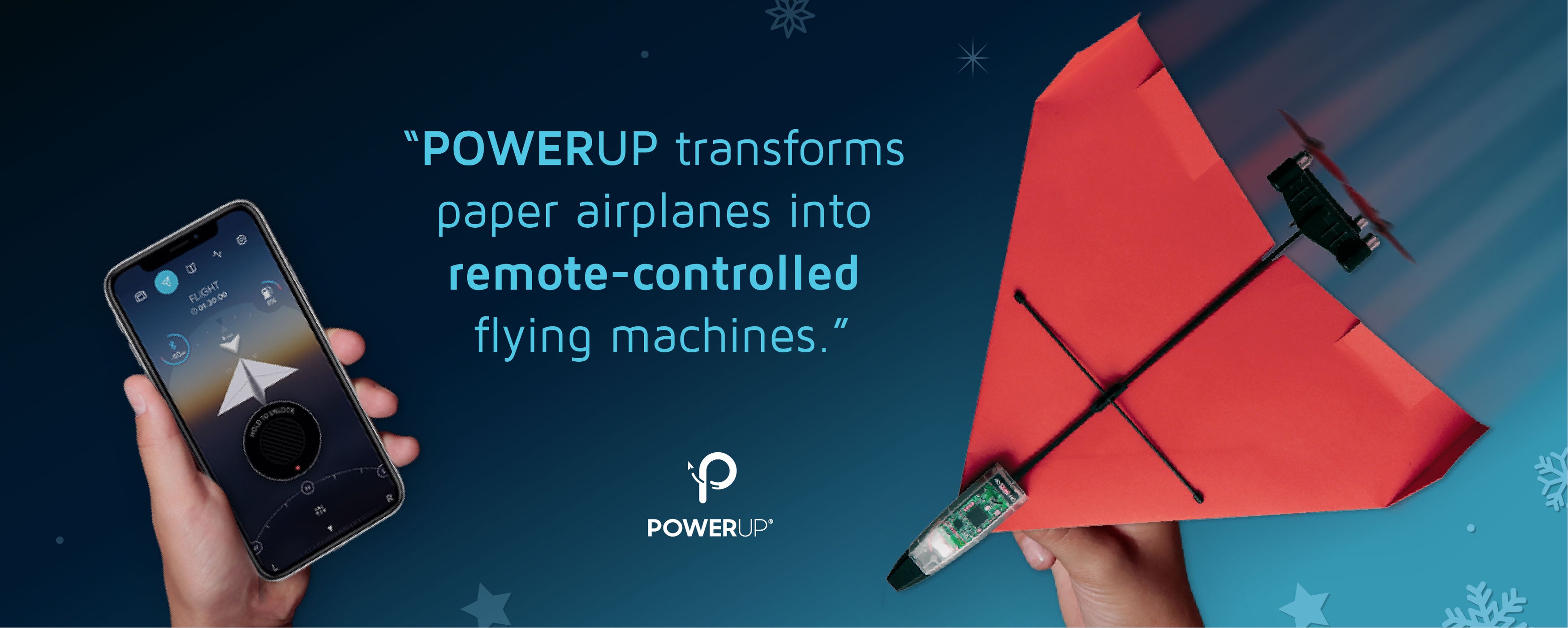 POWERUP | Smart Paper Airplanes