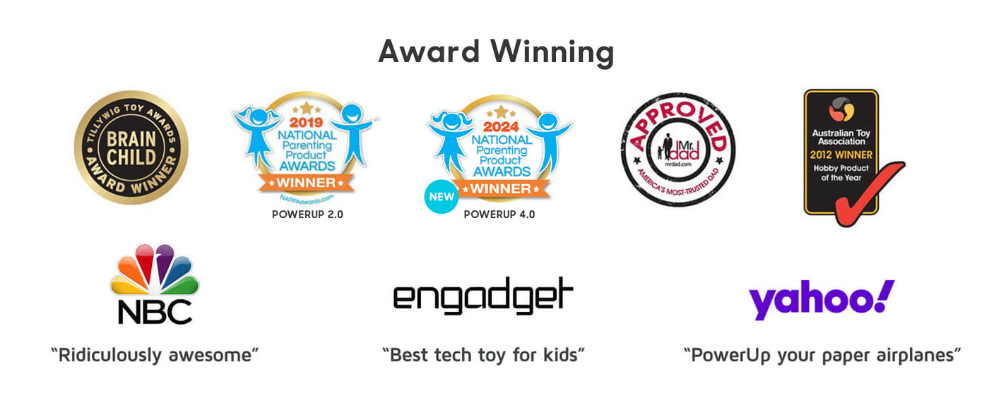 POWERUP | Smart Paper Airplanes