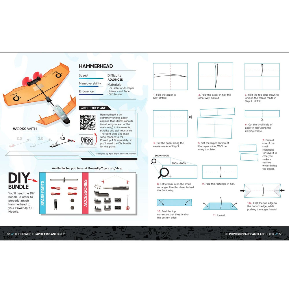 THE PAPER AIRPLANE BOOK - POWERUP®